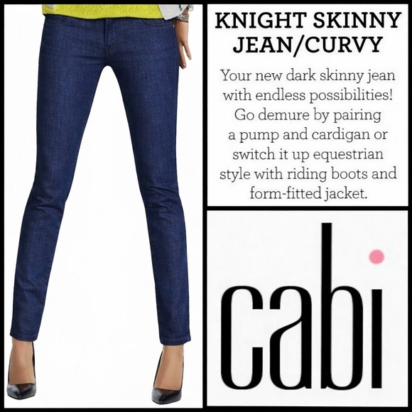 CAbi | Jeans | Cabi Dark Indigo Skinny Jeans | Poshmark